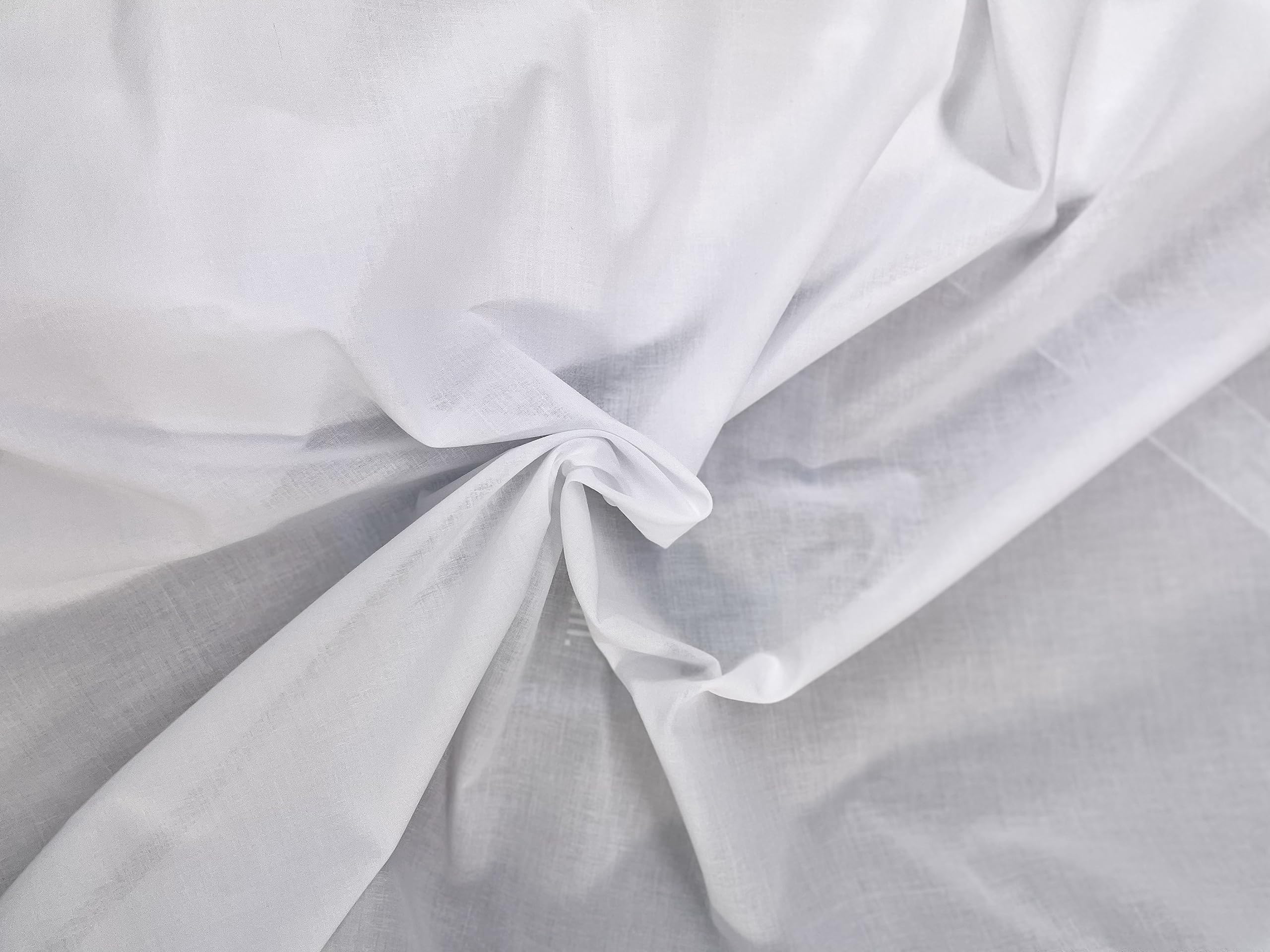 Amazon.com: 100% Cotton Voile - Pure White - Fabric by The Yard