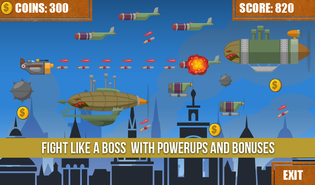 SteamPunk Fighters - A Fast Side Scrolling Shooting Game - App on ...