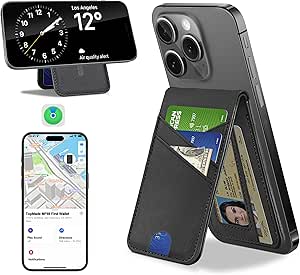 Amazon.com: TopMade for MagSafe Wallet, Works with Apple Find My, Magnetic Wallet for iPhone 16 ...