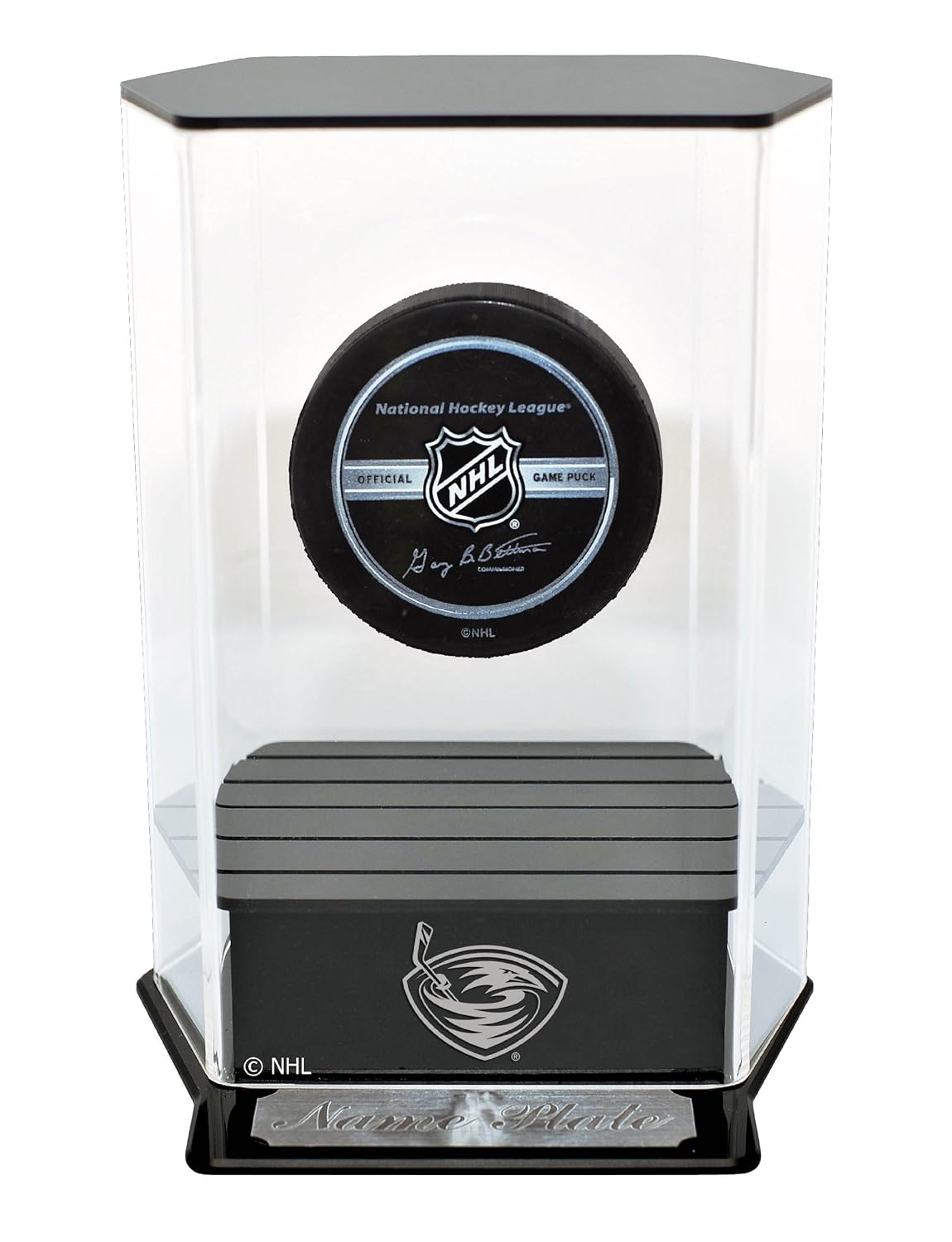 NHL Atlanta Thrashers Floating Hockey Puck Display : Amazon.in: Sports ...