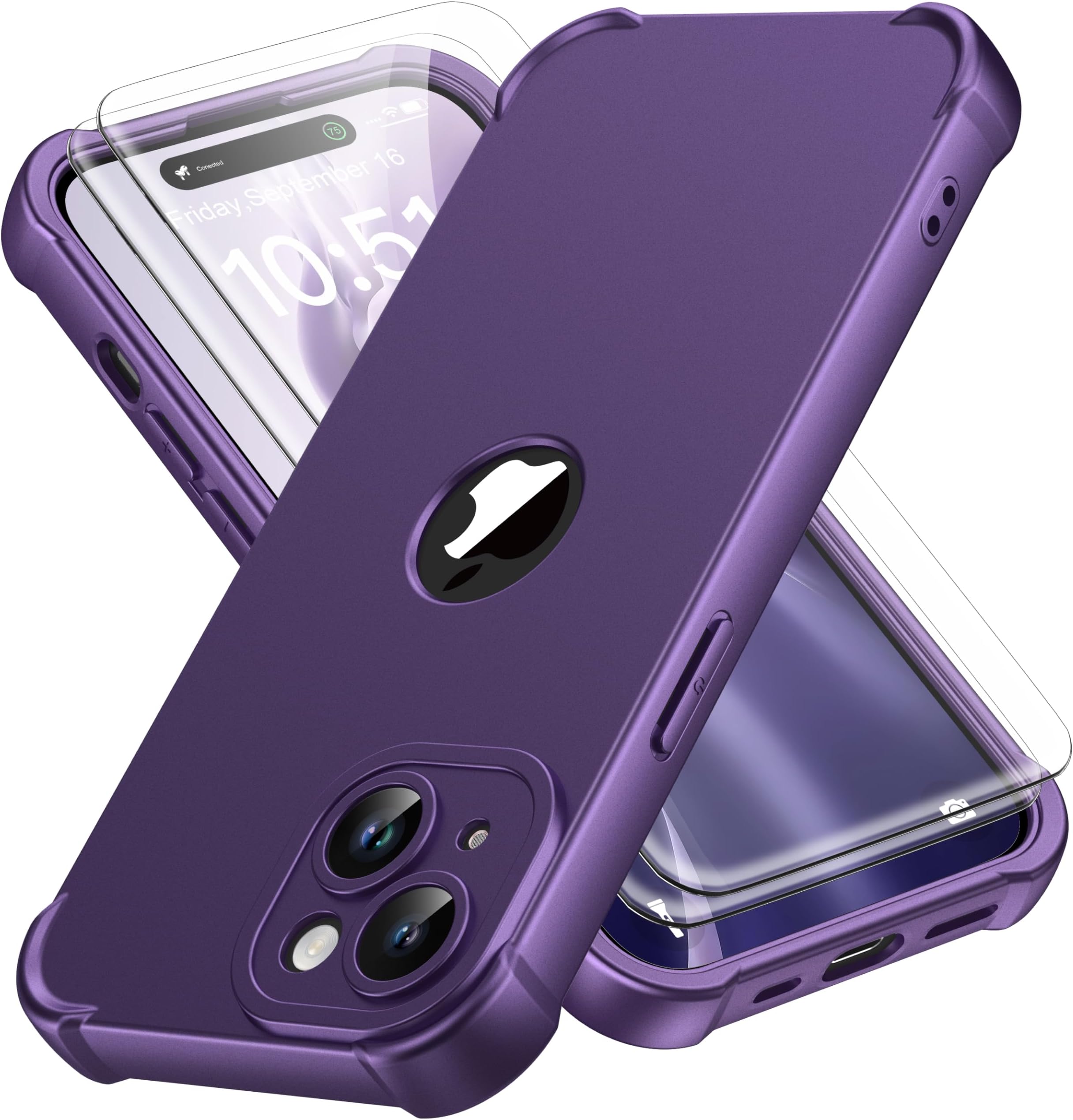 Amazon.com: Oterkin Magnetic for iPhone 15 Case, [Compatible with ...