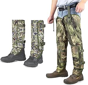 Amazon.com : QOGIR Snake Guard Chaps & Silent Camo Snake Gaiter for ...