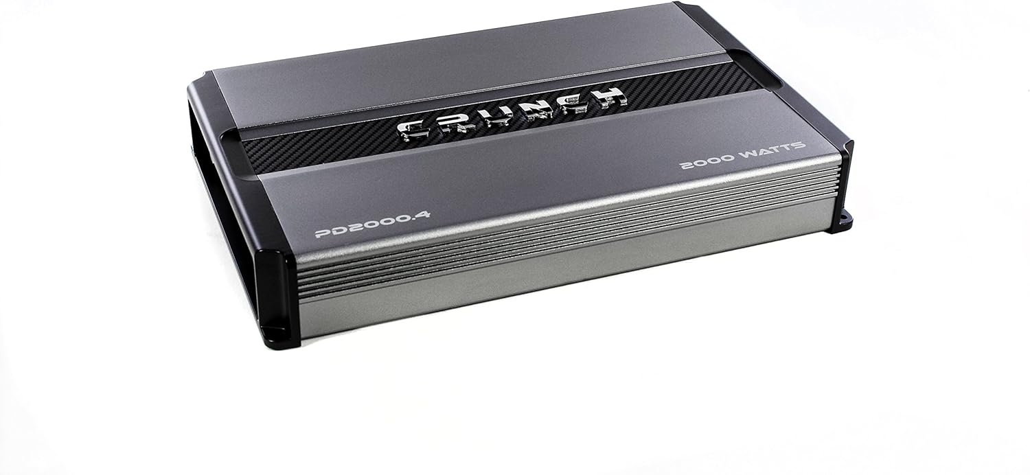 Amazon.com : Crunch Power Drive PD2000.4 Amplifier - Class A/B, 4 ...