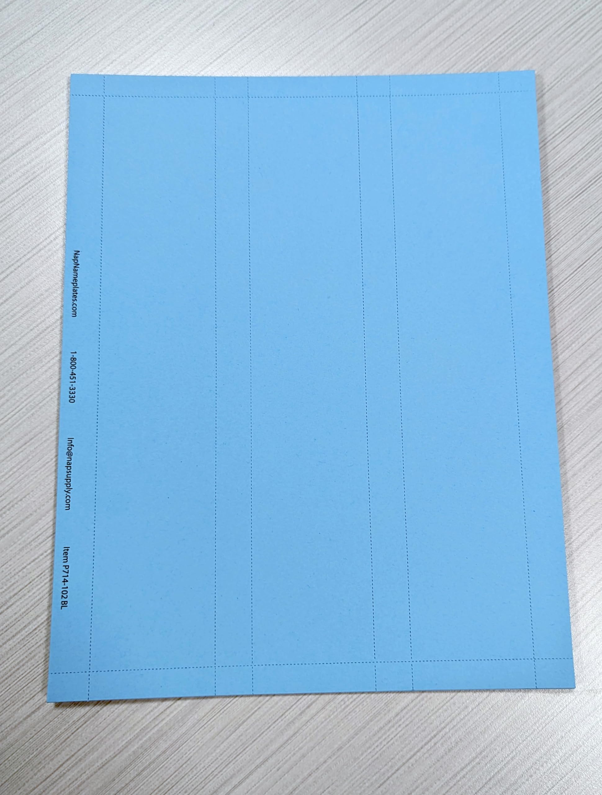 Amazon.com: Perforated Paper Nameplate Inserts, Pack of 20 (10" x 2 ...