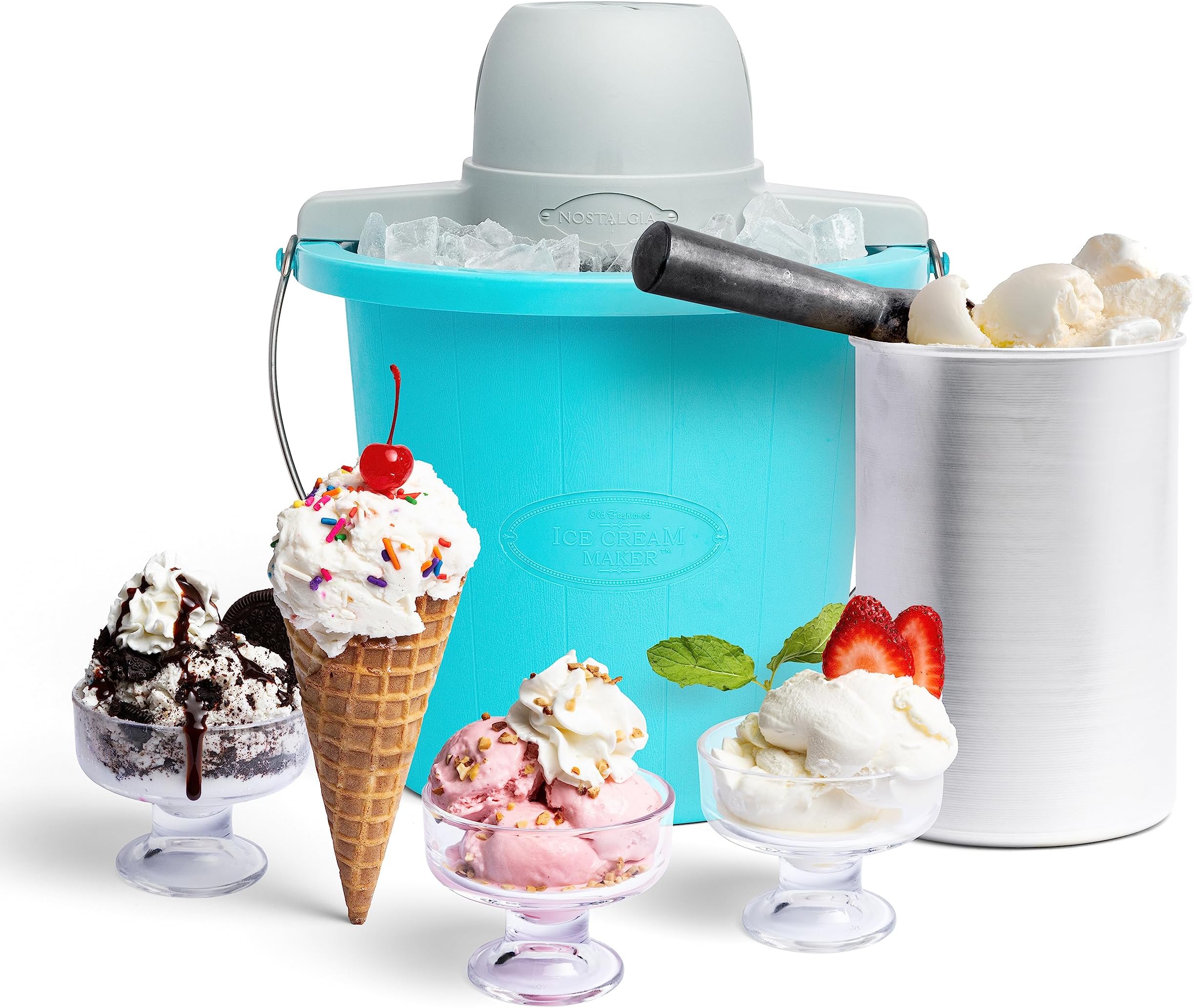 Amazon.com: KECOOLKE Ice Cream Maker, Teacher Appreciation Gifts ...