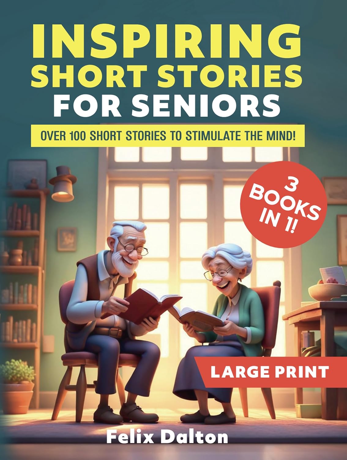 Amazon.com: Large Print Short Stories for Seniors: 3 Books in 1: Over ...
