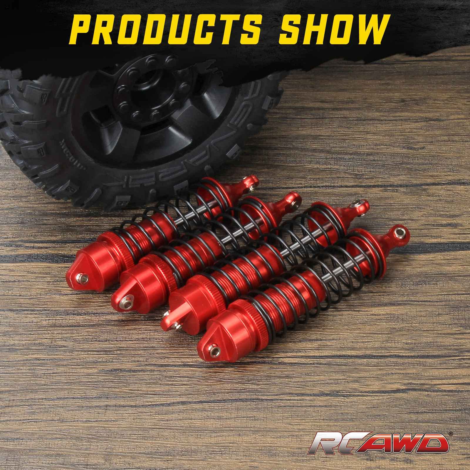 Toomod Rc Shocks 90mm 4PCS Aluminum Big Bore RC Shocks - 90mm 100mm ...