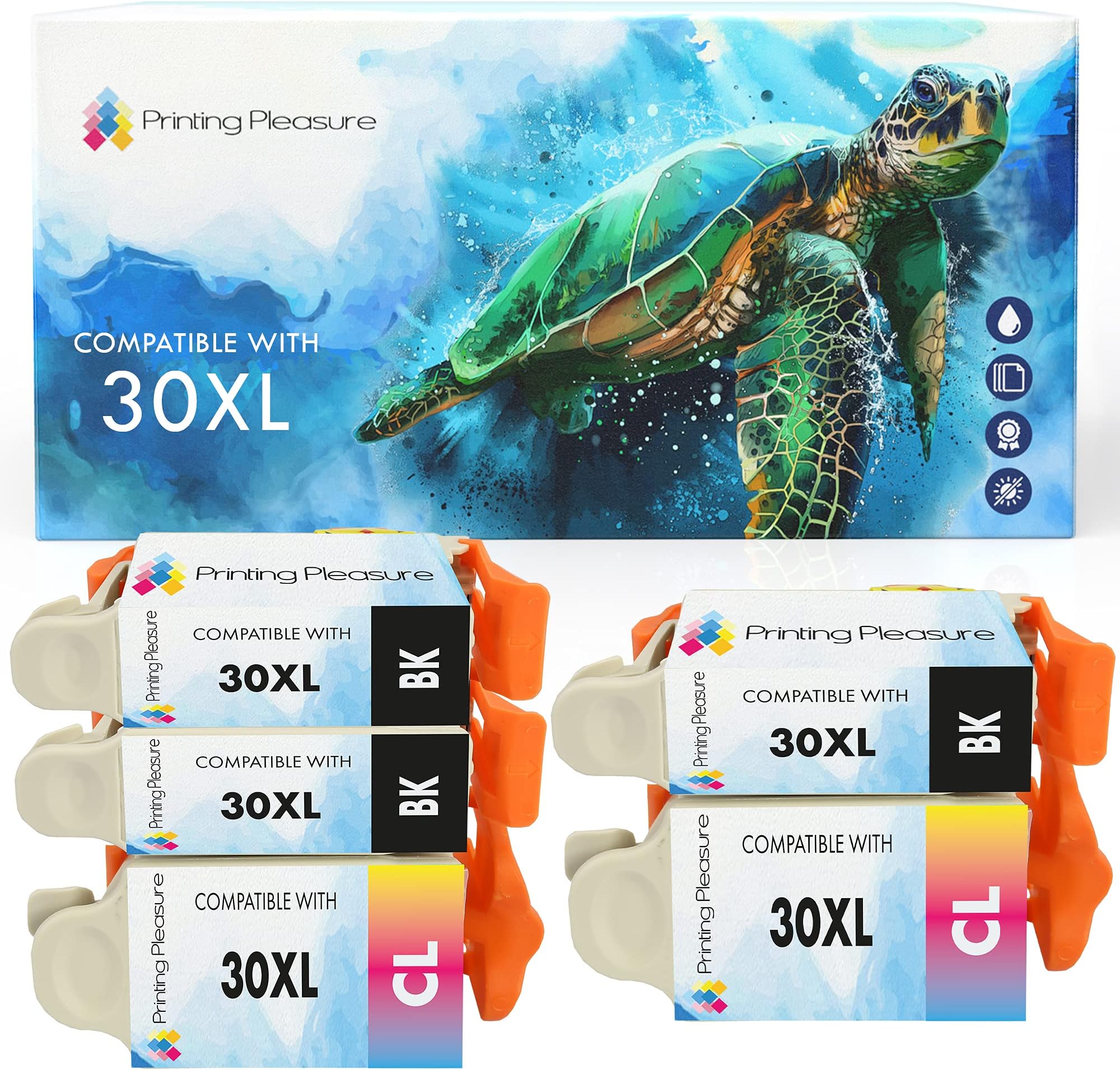 2x Sets of Kodak Compatible 30B/30CL XL Ink Cartridge Combo Packs ...