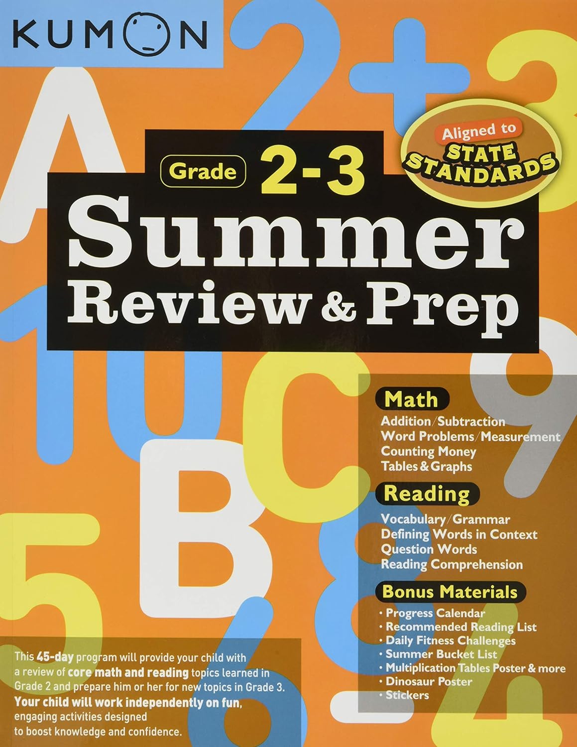 Summer Review & Prep Grades 2-3: Kumon: 9781941082621: Amazon.com: Books