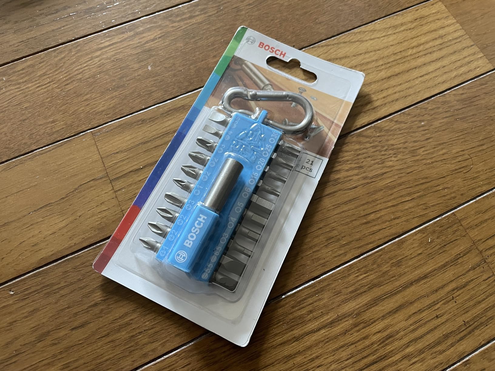 Amazon | ボッシュ(BOSCH) 21ピースドライバービットセット(ブルー) 2607002822 | ドライバービット