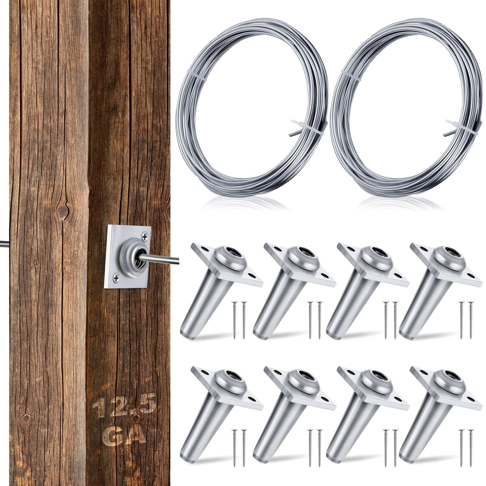 Amazon.com : 8 Pcs Anchor Wire Vise Anchor Vise with Screws Grape ...