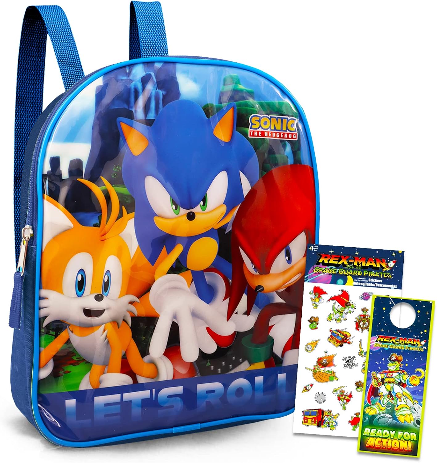 Amazon.com | Sonic the Hedgehog Mini Backpack - 11" Sonic Backpack ...