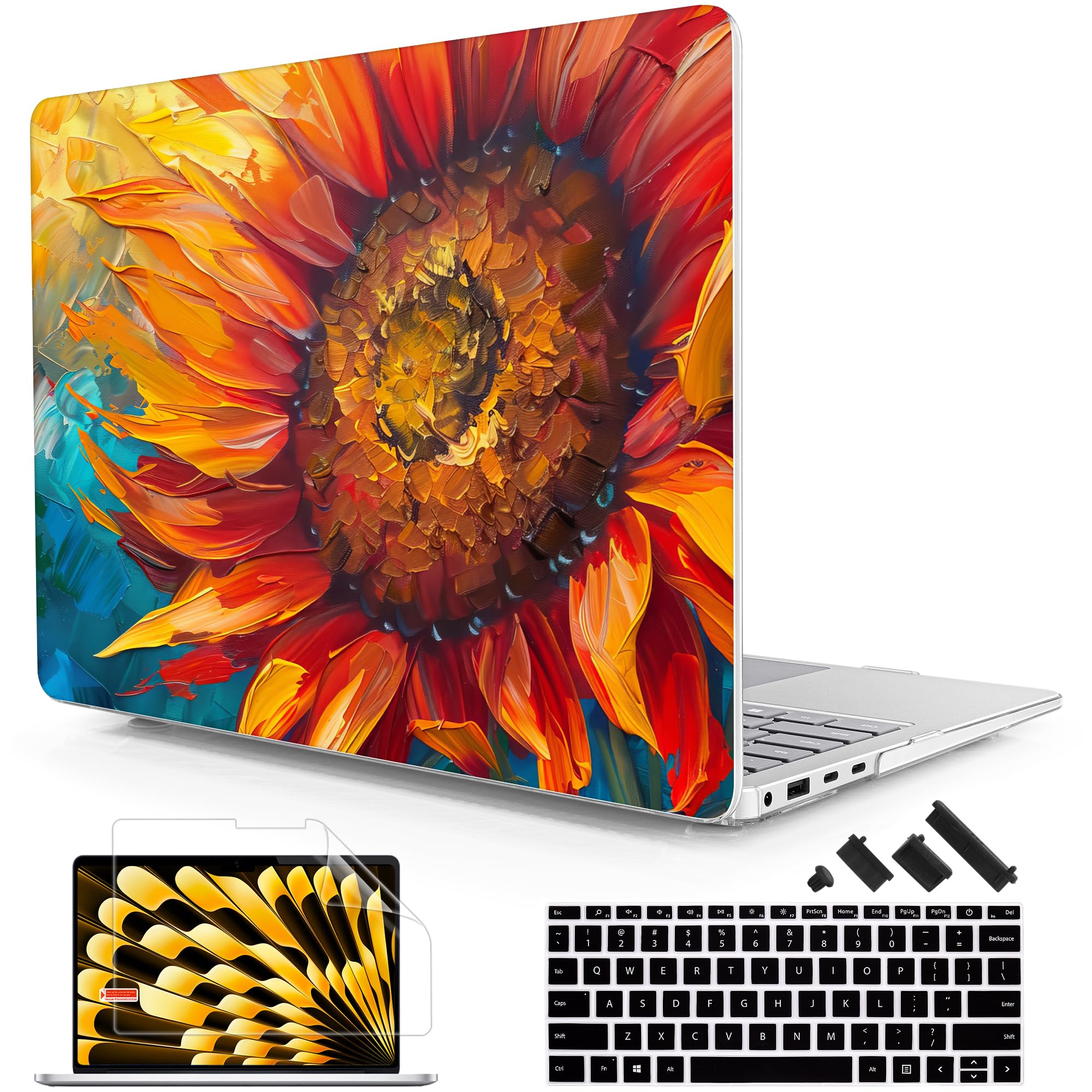 Amazon.com: Lepeoac Case for Microsoft Surface Laptop 13.8 inch, 2024 ...