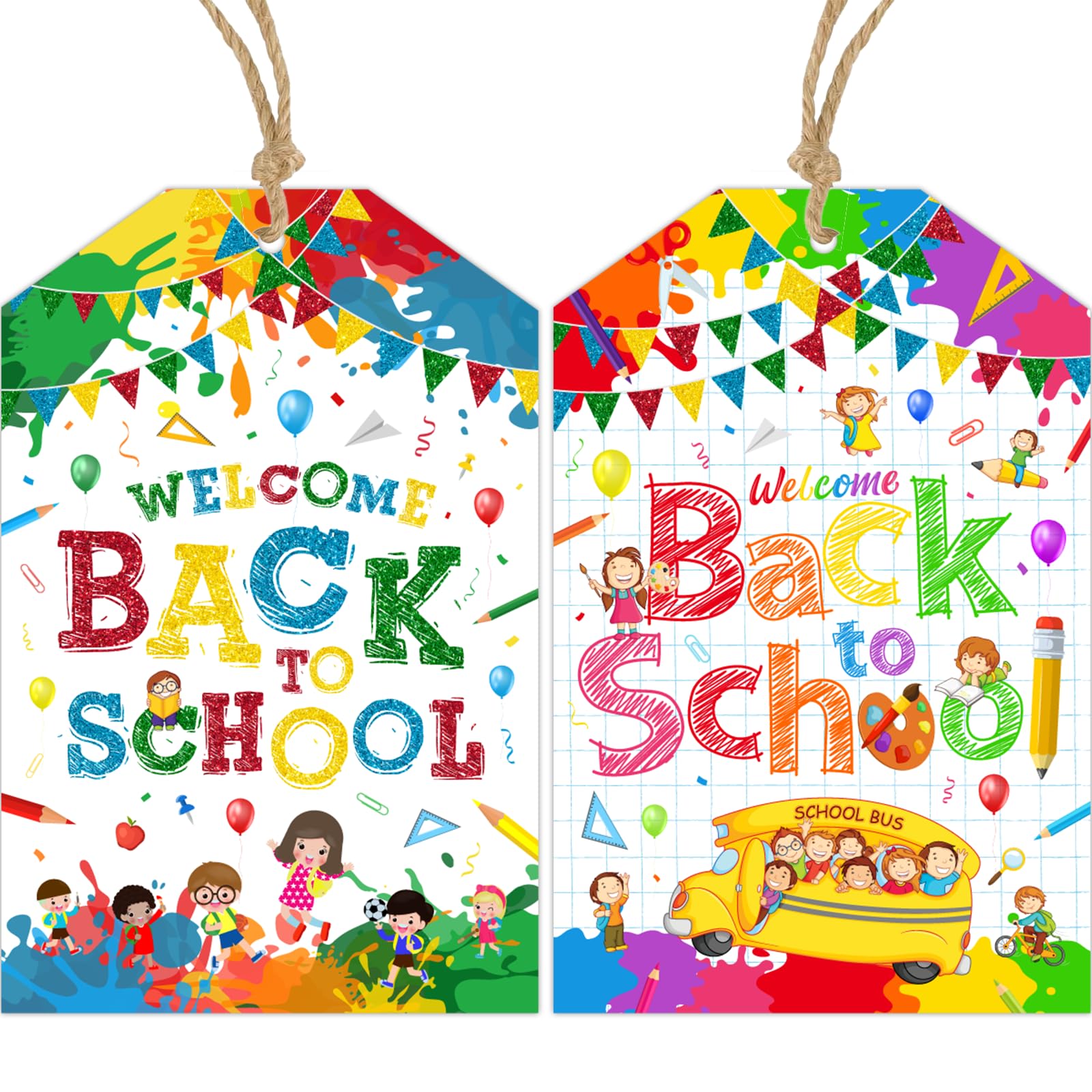 Snapklik.com : 50Pcs Back To Classroom Gift Tags