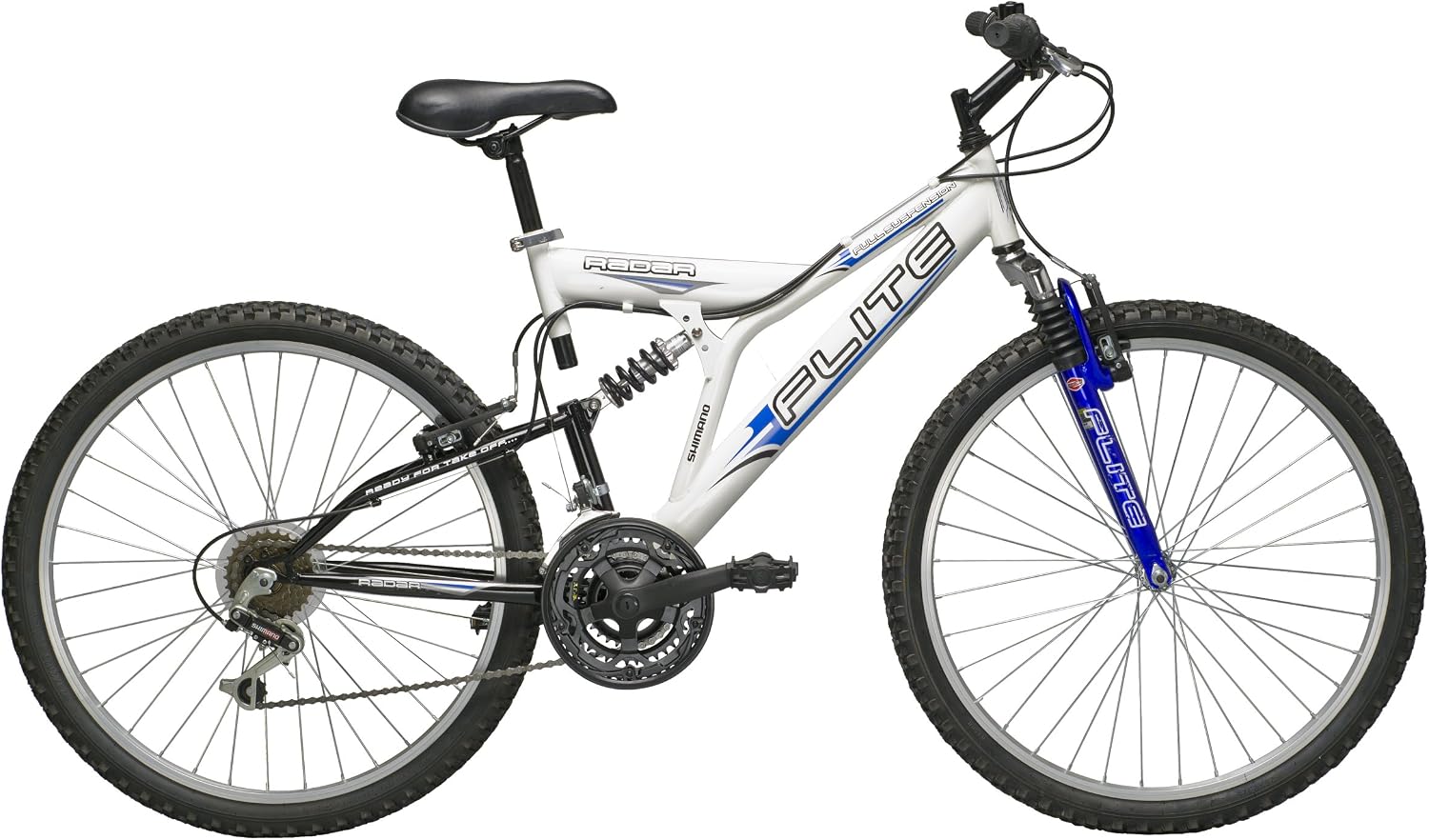 Flite Radar 18 Speed Full Suspension 18" Frame Bike : Amazon.co.uk ...