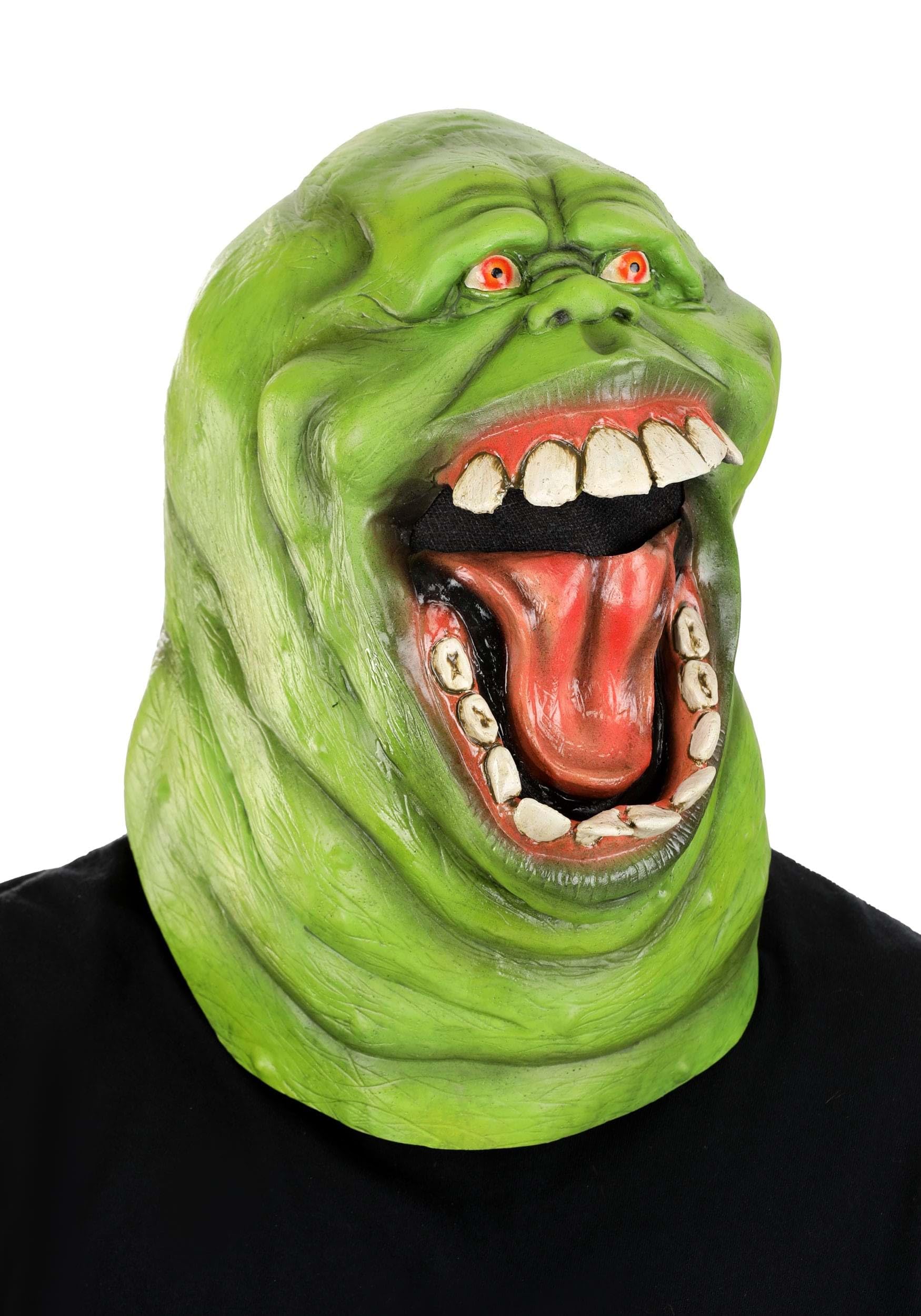 Amazon.com: Fun Costumes Adult Ghostbusters Slimer Costume Mask, Green ...