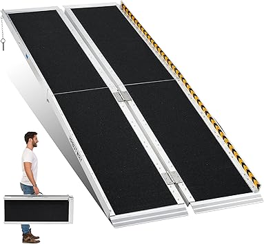 Amazon.com: HABUTWAY 6ft Wheelchair Ramp, Portable Wheelchair Ramps for ...