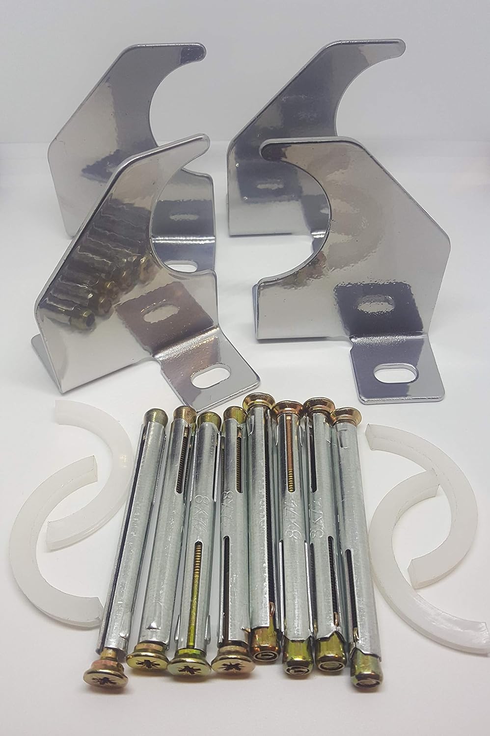 DIANA’S COLLECTION Radiator Brackets Single Arm for Wall Mount Vertical ...