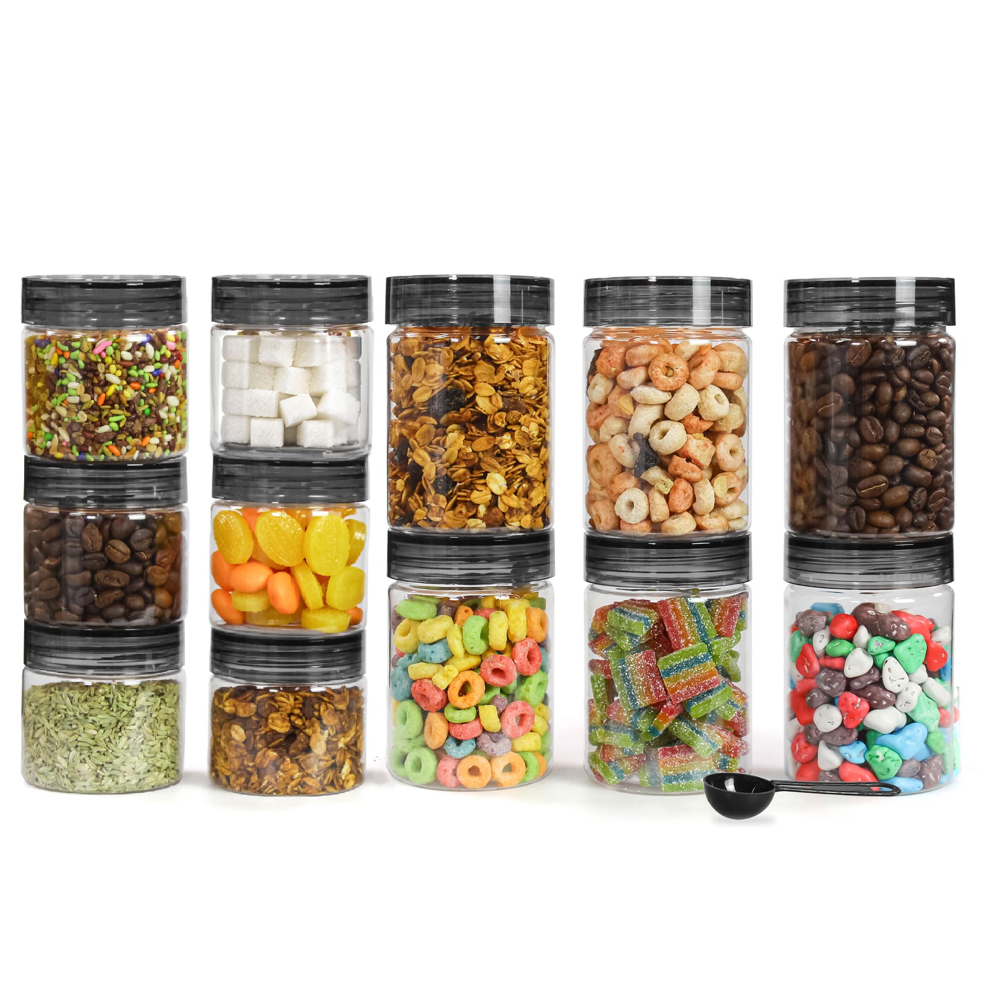 Buy PEARLPET Plastic Tiffany Container Set for Kitchen Storage Set with ...