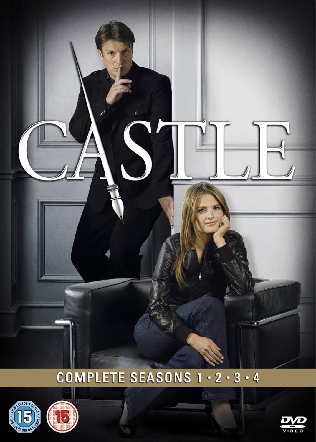 Castle - Season 1-4 [DVD]: Amazon.co.uk: Nathan Fillion, Stana Katic ...