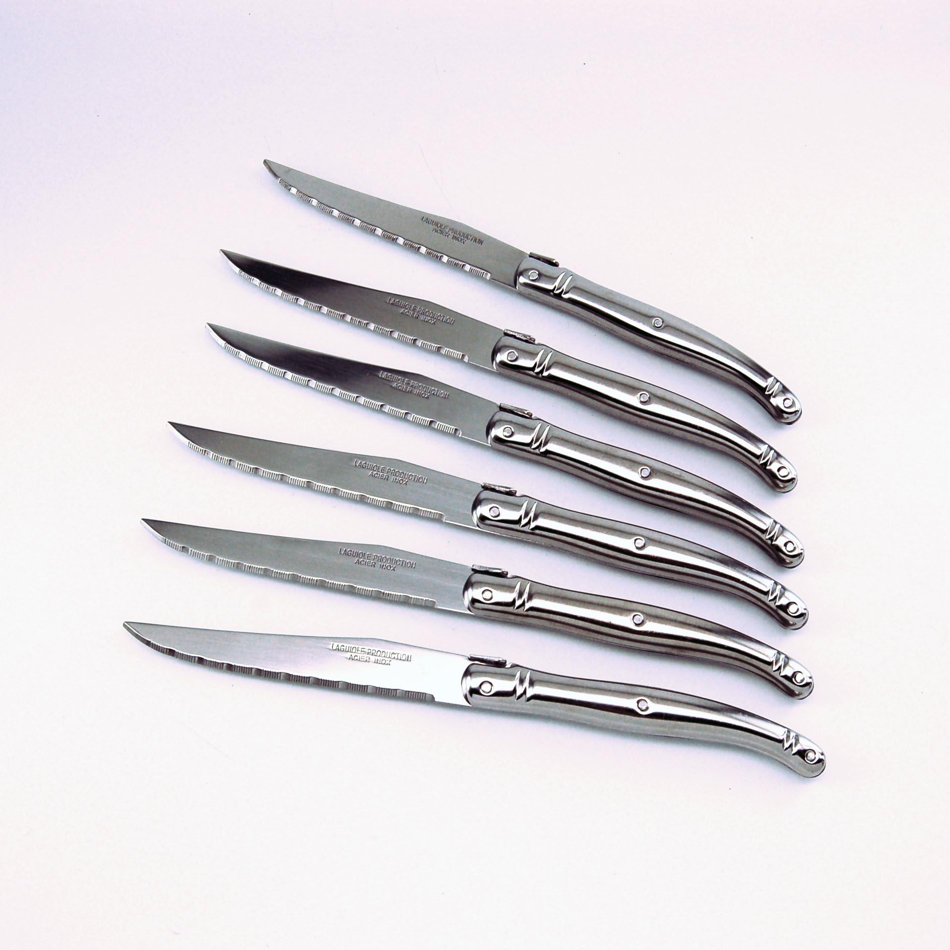Amazon.com: Laguiole Style de Vie Steak knives Premium Line, set of 6 ...