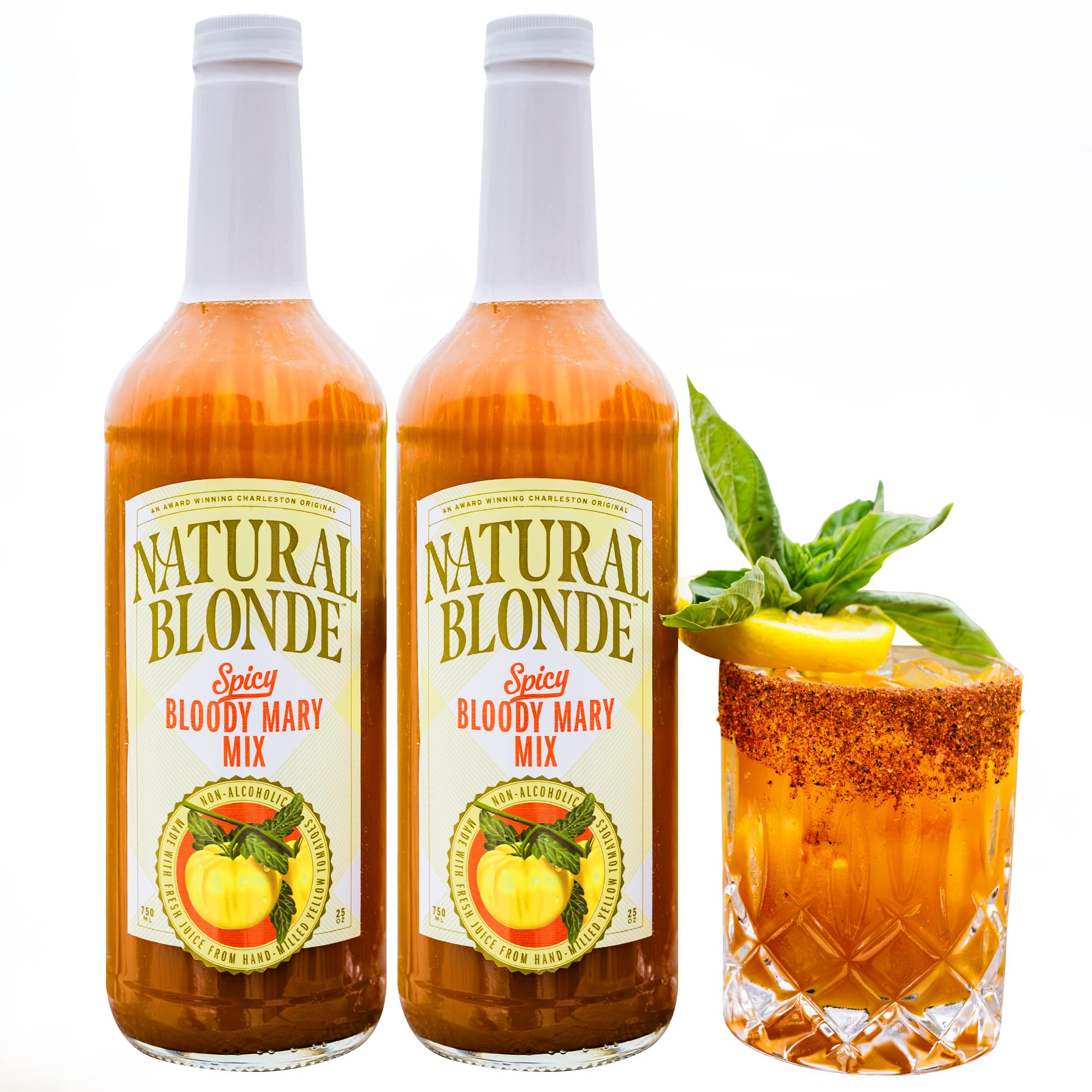 Amazon.com : Natural Blonde Spicy Golden Bloody Mary Mix - All-Natural ...