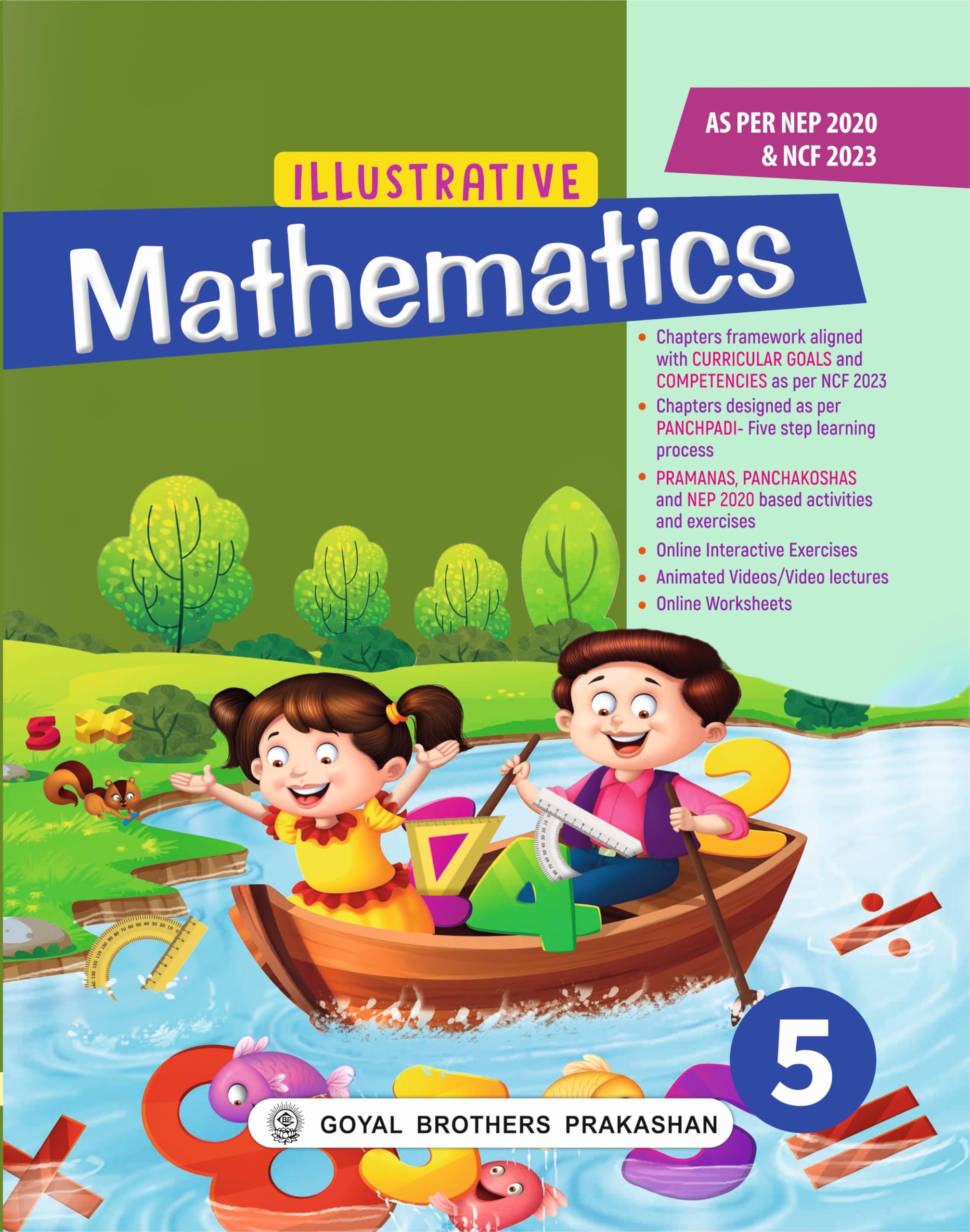 Goyal Brothers Illustrative Mathematics Book 5 : V. Madhavi, Aarti ...