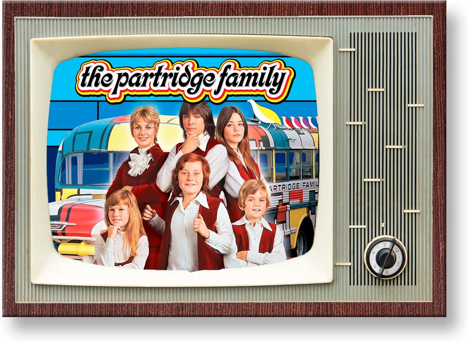 Amazon.com: The Partridge Family TV Show Retro TV Design Fridge Magnet ...