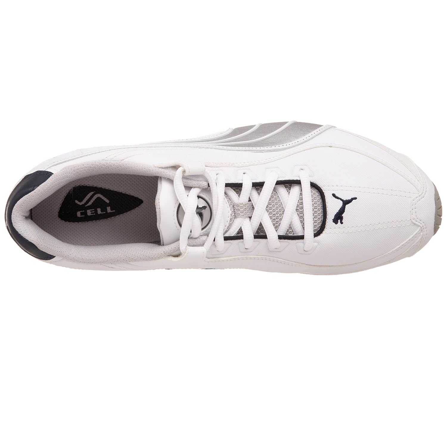 Buy PUMA Men's Cell Cerae II Sneaker,White/Puma Silver/New Navy,10.5 M ...