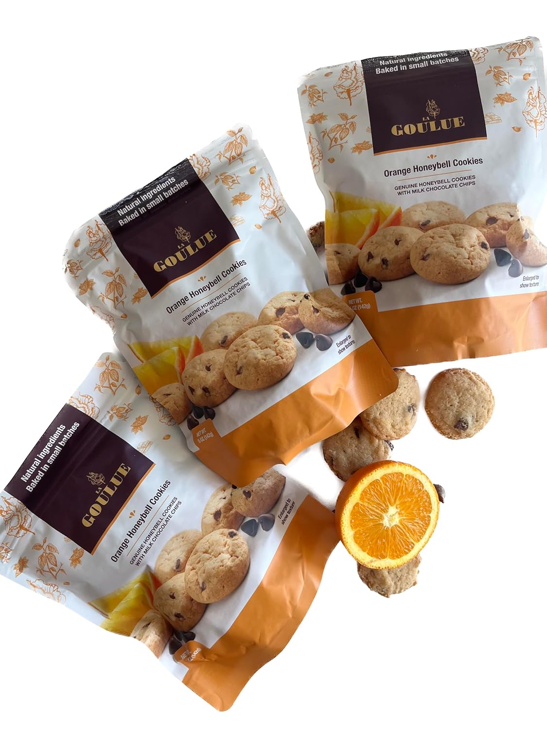 Amazon.com: La Goulue Chocolatier Cookies | Chocolate Coconut | Orange ...