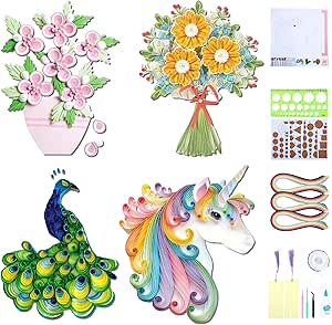 Amazon.com: Paper Quilling Kit - Paper Quilling Kit For Beginner Adults ...