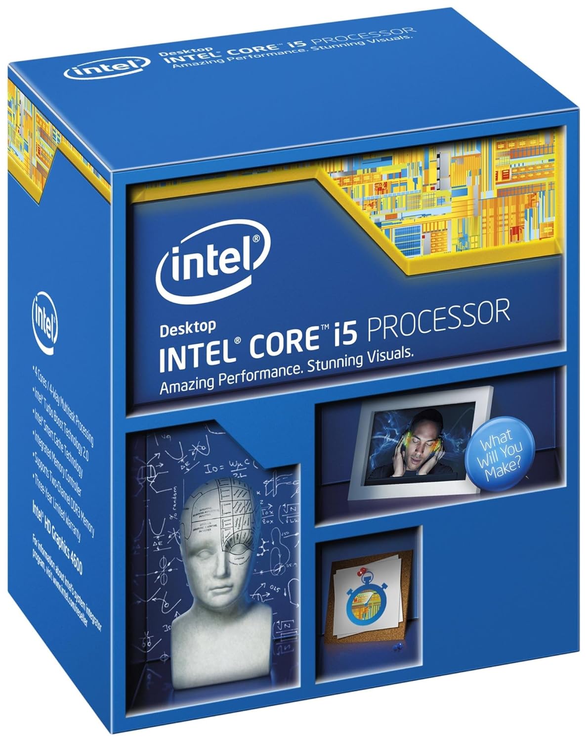 Amazon.in: Buy Intel Core i5-4670 3.4GHz 6MB Cache Quad-Core Desktop ...