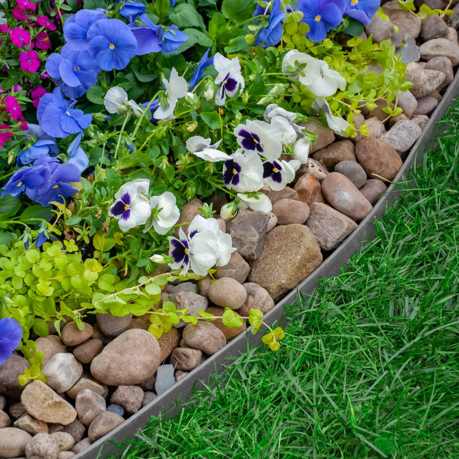 Snapklik.com : EasyFlex Heavy Duty No-Dig Landscape Edging - 50 Kit