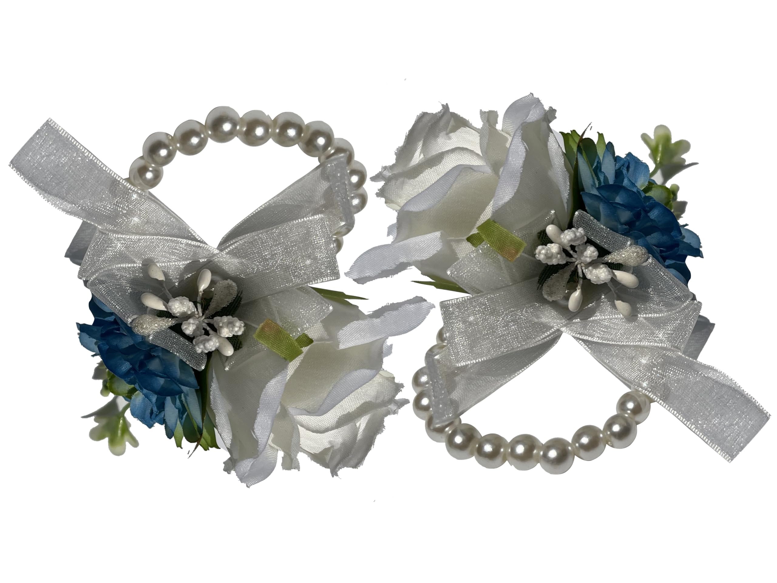 Amazon.com: Wrist Corsage Wristlet and Boutonniere Set for Wedding ...
