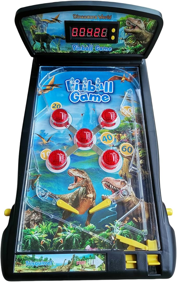 Trisquirrel Dinosaur World Electronic Pinball,Table Arcade Pinball ...