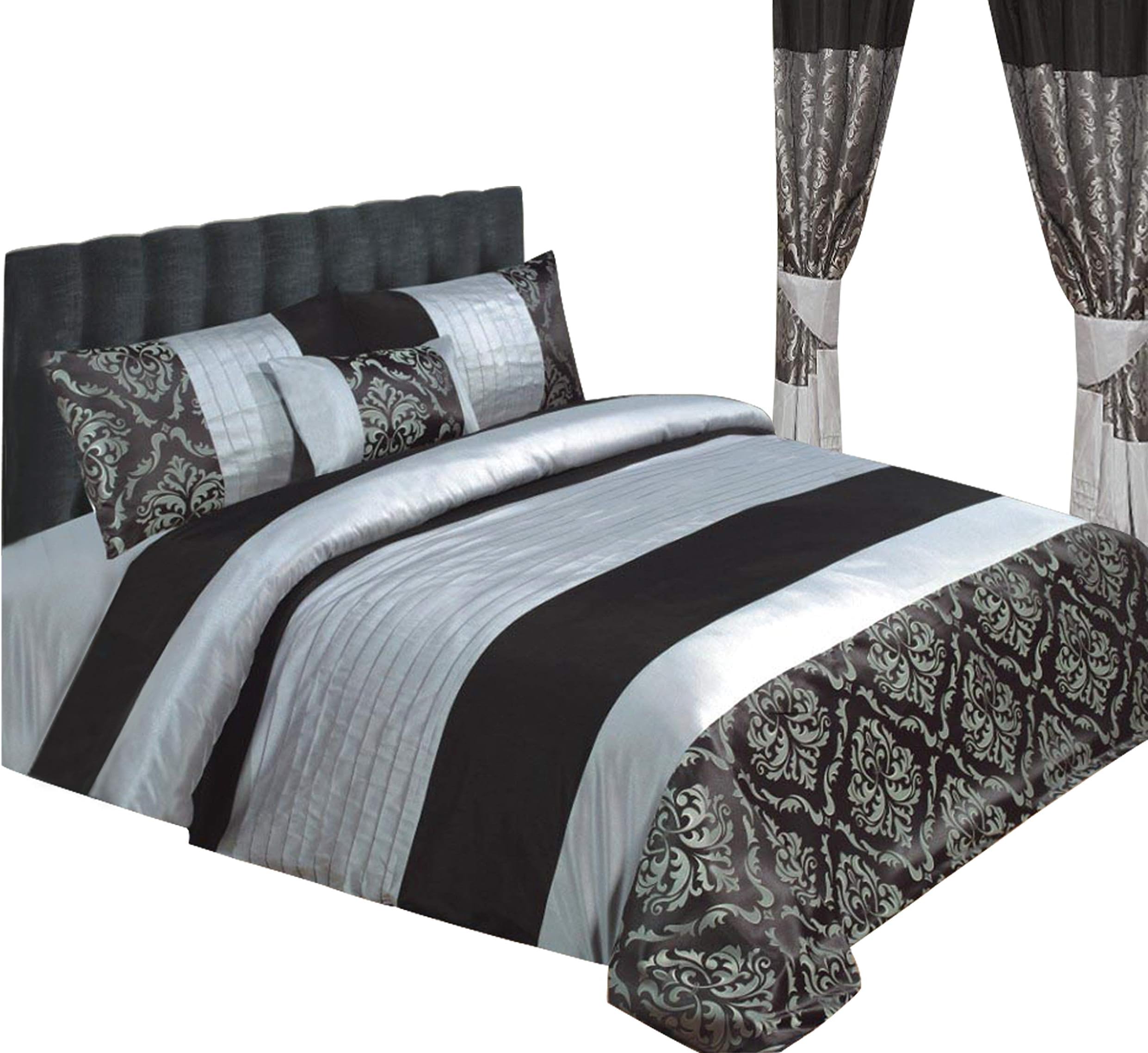Sterling Mill LUXURY SAPPHIRE BEDDING DUVET COVER/BED SET WITH ...