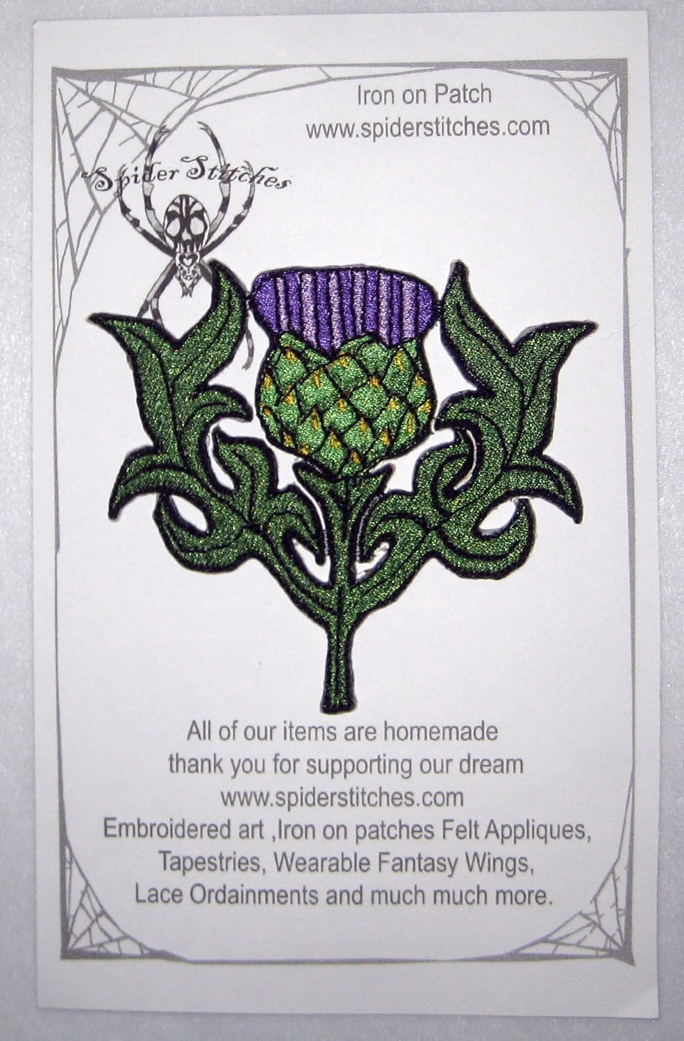 Amazon.com: Scottish Thistle Crest Heraldic Heraldry Iron on Patch