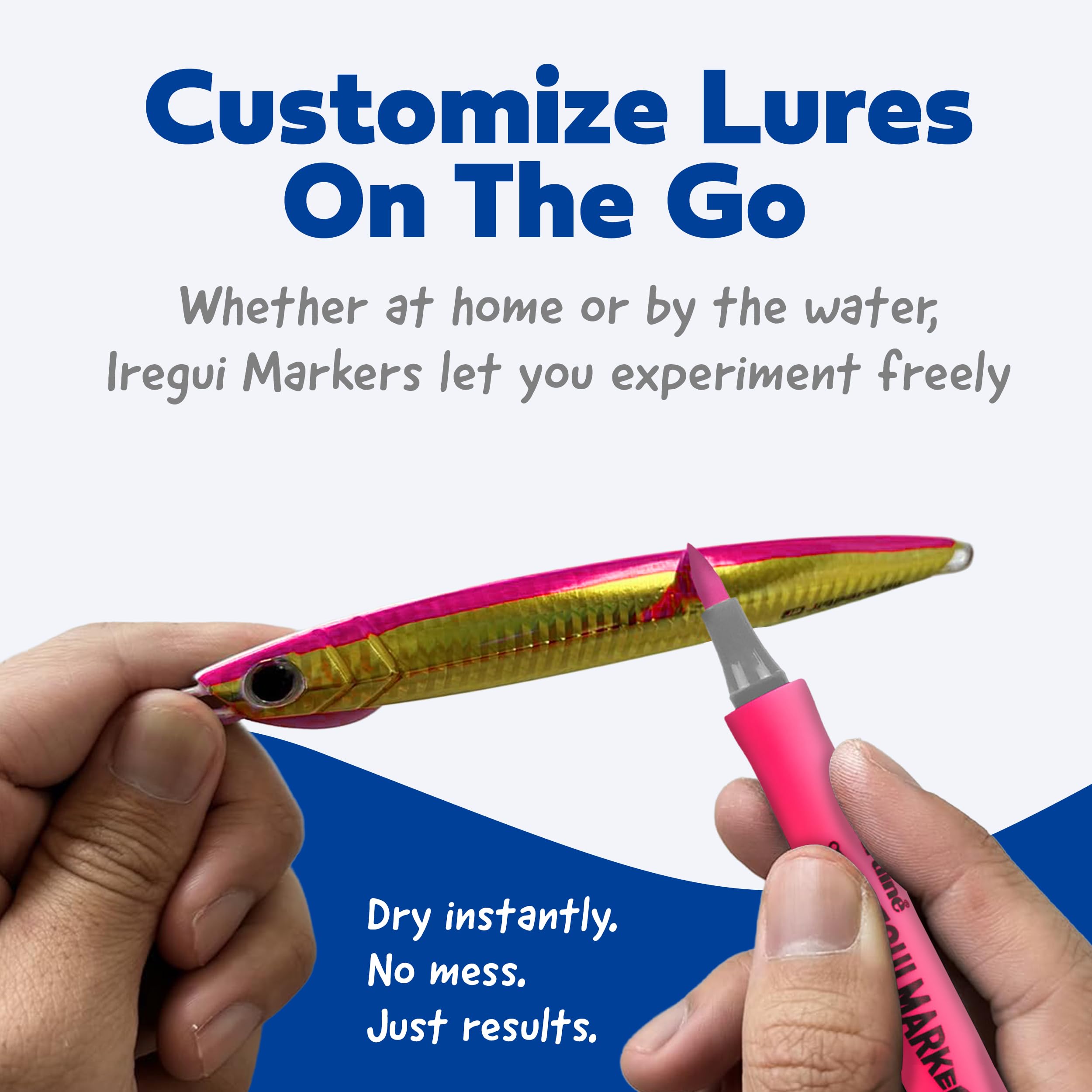 Snapklik.com : Iregui Marker For Lure Marking Brush Tip DIY Lure ...