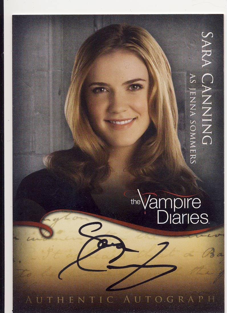 Vampire Diaries Season 1 Trading Cards A9 Sara Canning Autograph at ...