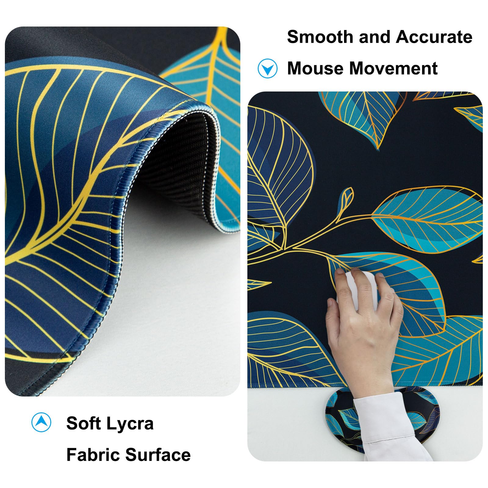 Snapklik.com : Keyboard Wrist Rest + Mouse Pad