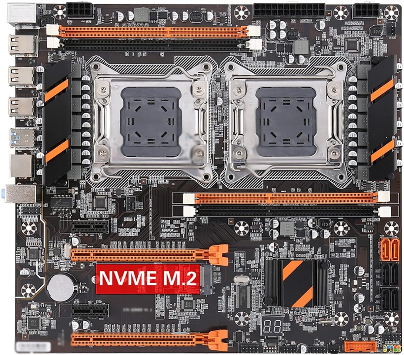 Amazon.com: HXHBD Computer motherboardX79 Dual CPU Motherboard LGA 2011 ...