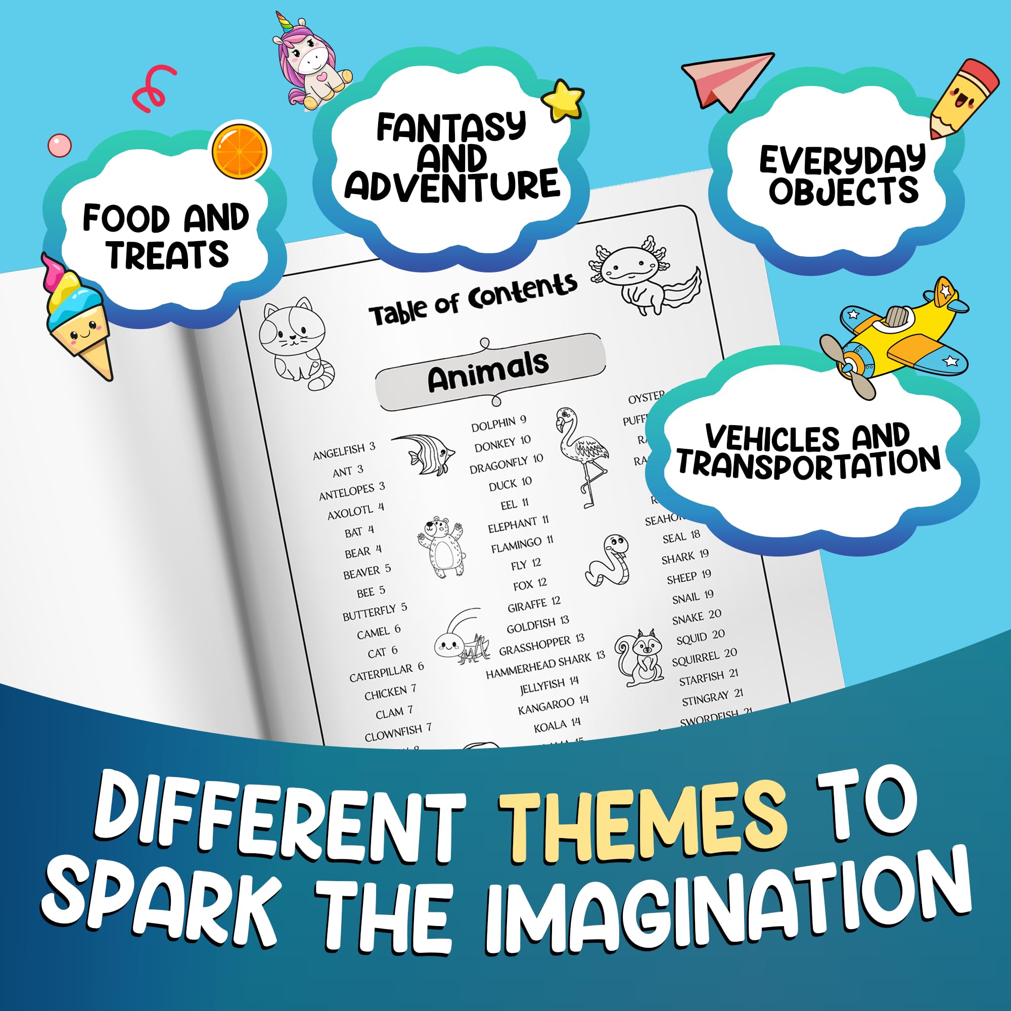 Snapklik.com : How To Draw "Almost" Everything For Kids: 300 Cute Step ...