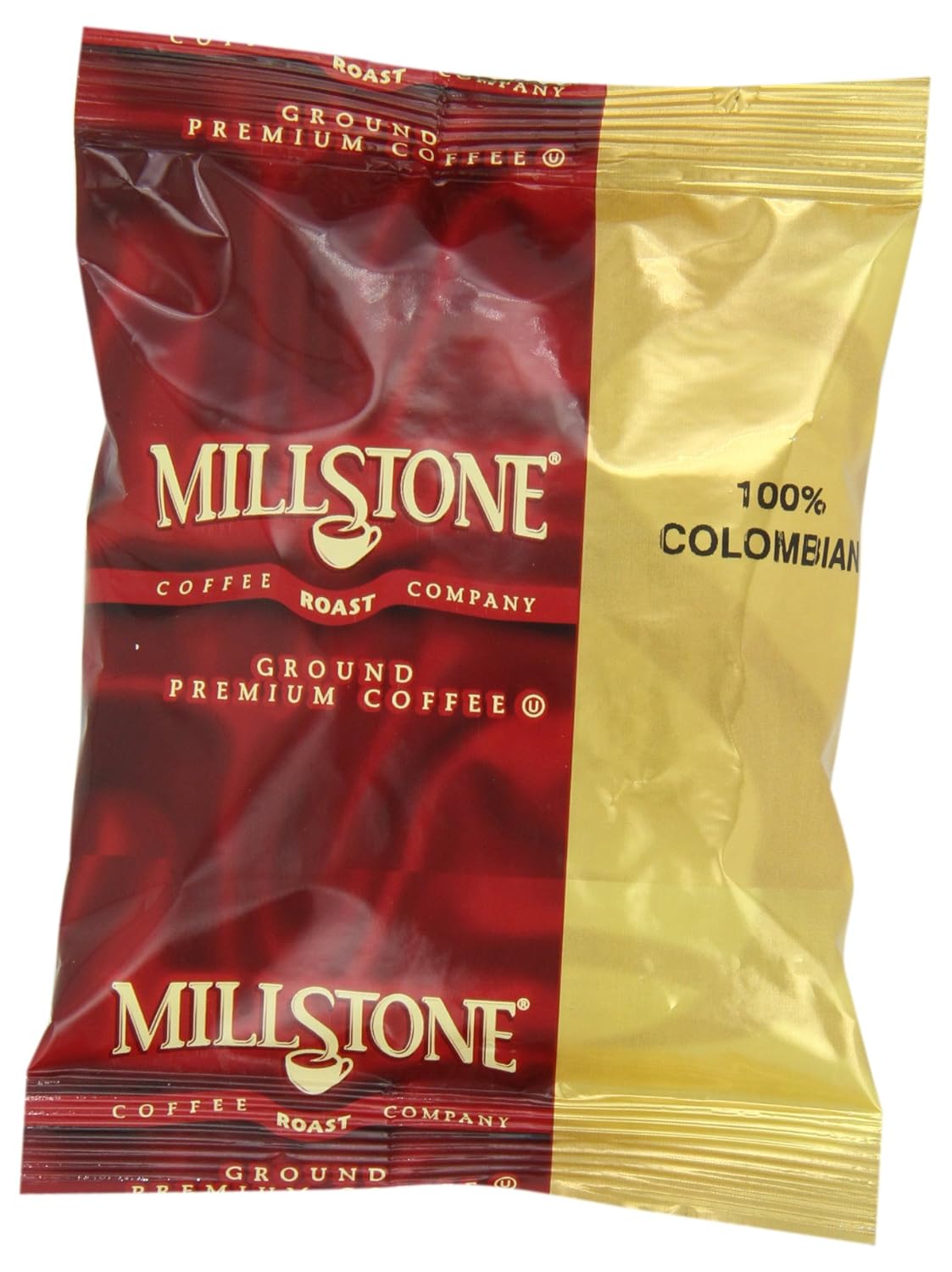 Amazon.com : MILLSTONE Coffee 100% Columbian, 1.75-Ounce Pouches (Pack ...