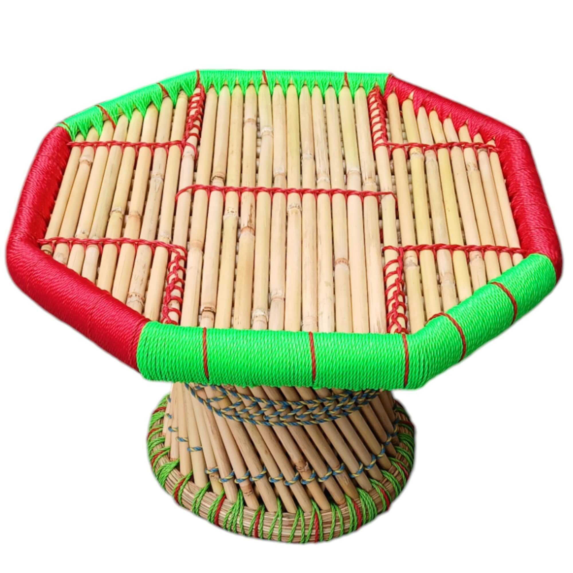 Al Fly Bamboo Mudha Table for Home,Garden,Hotels, Resorts Living Area ...