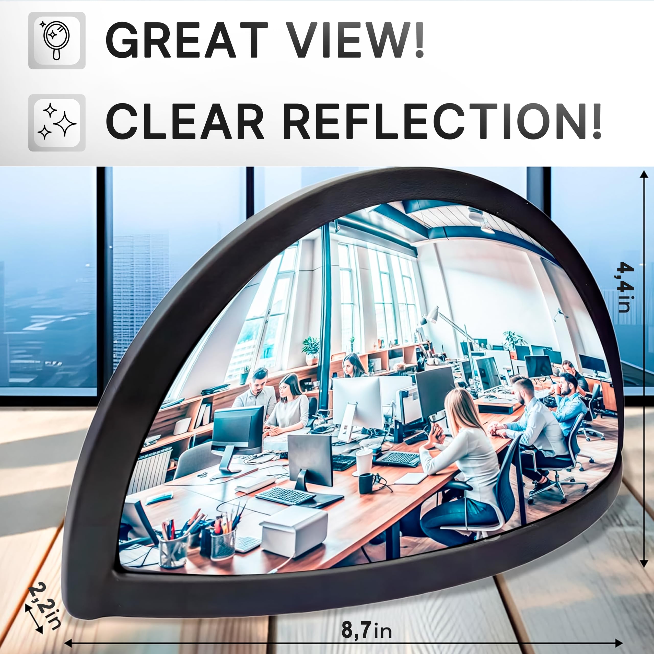 Snapklik.com : Skywin Half Concave Mirror Cubicle Decorations 8.724.4 ...