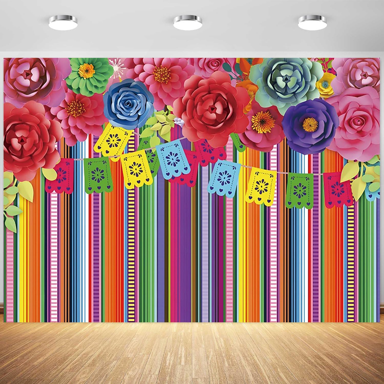 Amazon.com : 10x8ft Mexican Fiesta Backdrop Mexican Cinco De Mayo ...