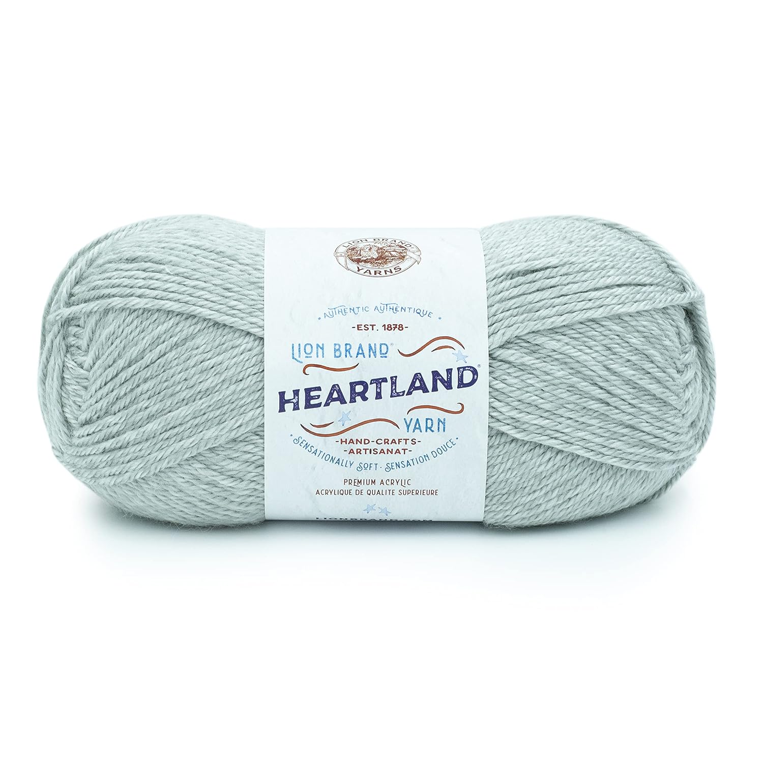 (3-Pack) Lion Brand Yarn Heartland Yarn, White Sands : Amazon.in: Home ...