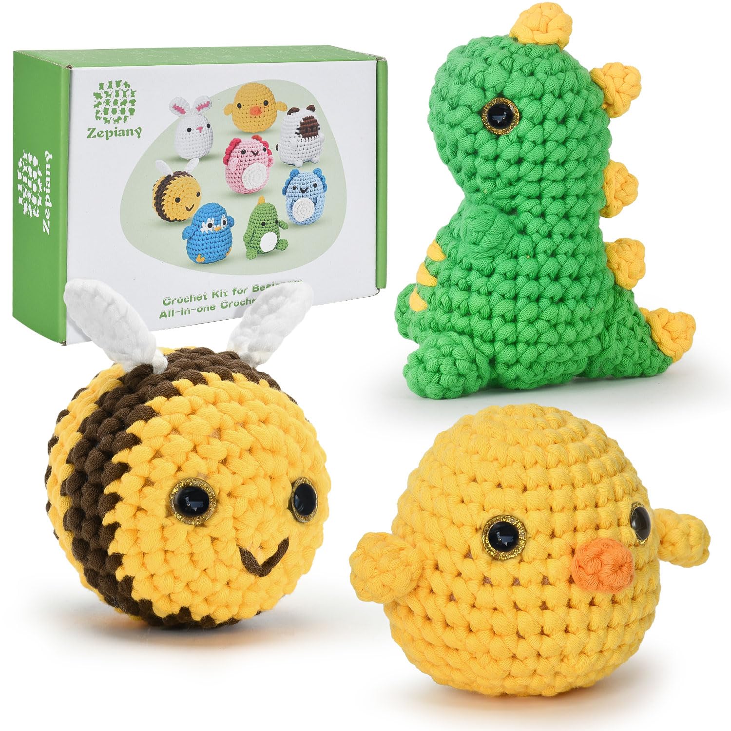 Crochet Kit for Beginners, Crochet Starter Kits for Adults Amigurumi ...