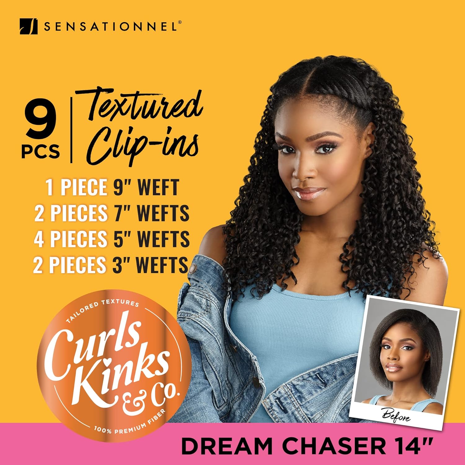 Sensationnel Clip in Dream Chaser – Clip texturizado de 14 pulgadas en ...