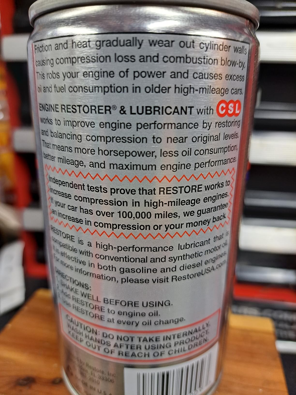 Amazon.com: Restore (00009 4-Cylinder Formula Engine Restorer ...